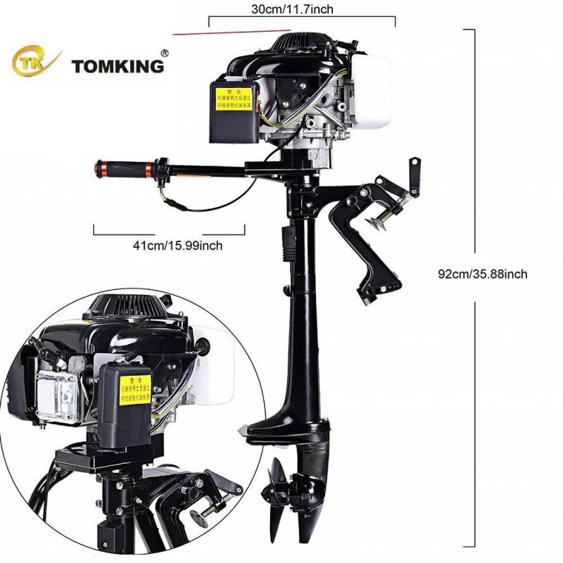 Tomking TK144FC 4 HP 4 Zamanlı Pro Şaft Motor